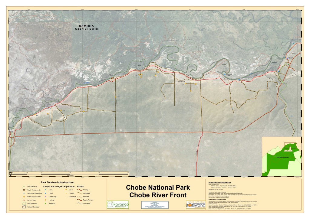 Botswana National Park & Game Reserves Information – Travel Adventures ...